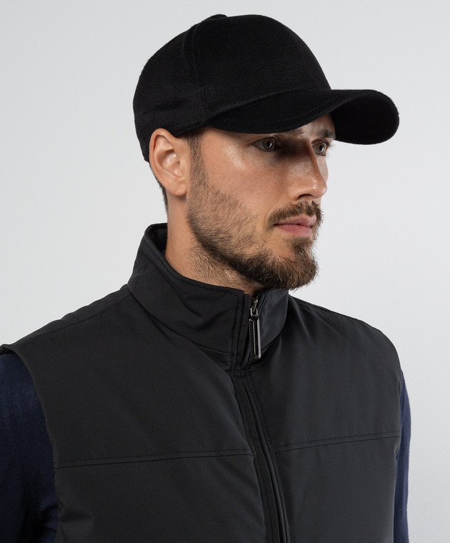 Stefano Ricci - Black cashmere cap MCV430019ECA10 - shop with Greece ...