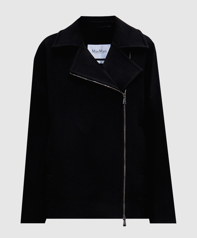 Max Mara - Black coat ROTONDO made of wool ROTONDO - shop with Croatia ...