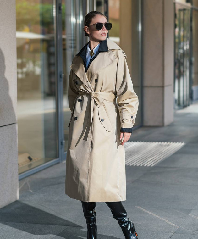 Max & Co - BRESCIA beige trench coat BRESCIA - shop with European ...