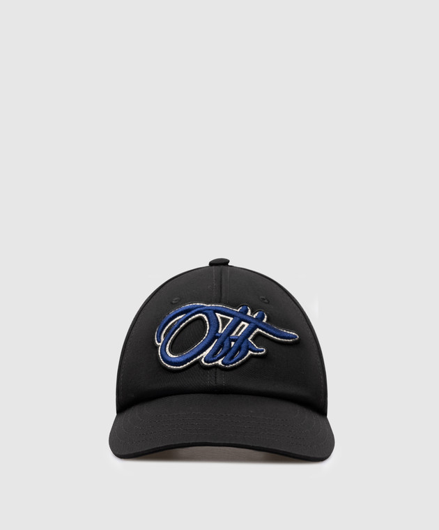 Off-White - Black cap with Off logo patch OWLB045F24FAB008 - shop with ...