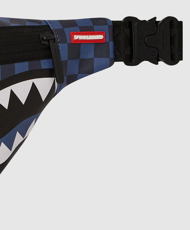 Sprayground - Children's blue belt bag MIDNIGHT MAGIC SHARKS IN PARIS ...