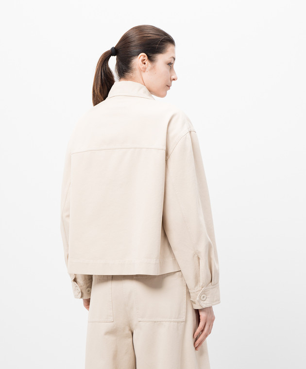 Max Mara Weekend - Beige denim jacket SALITA SALITA - shop with ...
