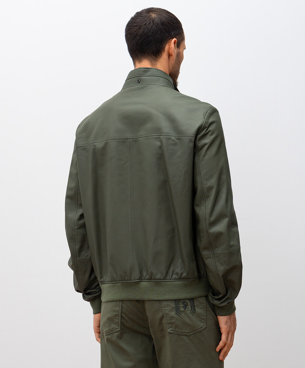 Stefano Ricci - Green leather jacket M7J5100090NPVEOP - shop with ...