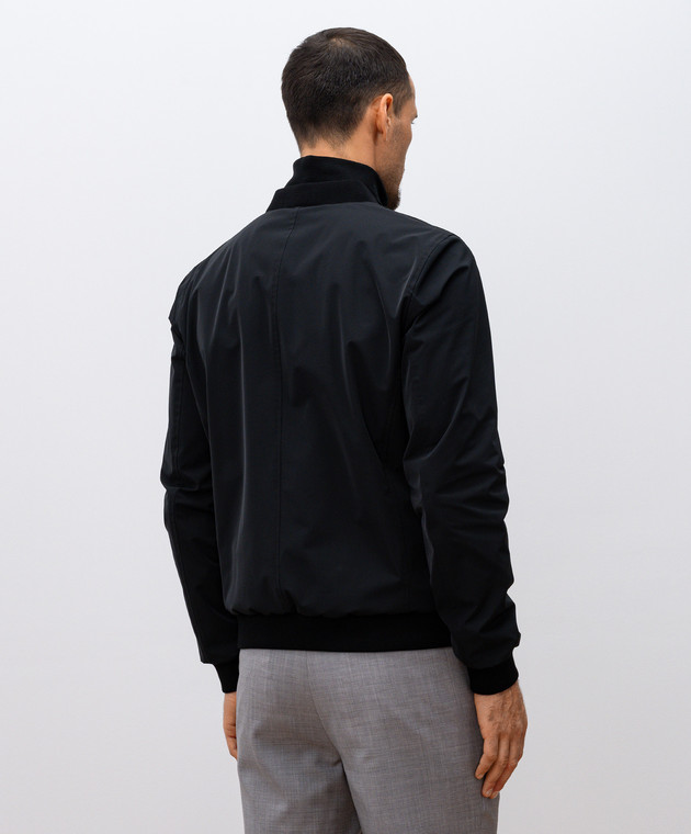 MooRER - Black bomber jacket SORANO SORANOD6 - shop with European ...