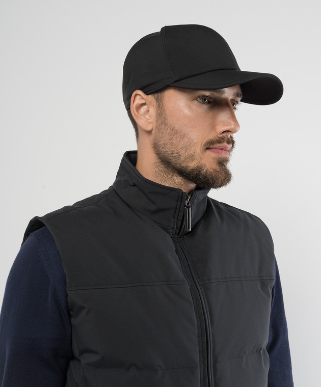 Stefano Ricci - Black cap with metal brand logo MCV430019EPL001H - shop ...