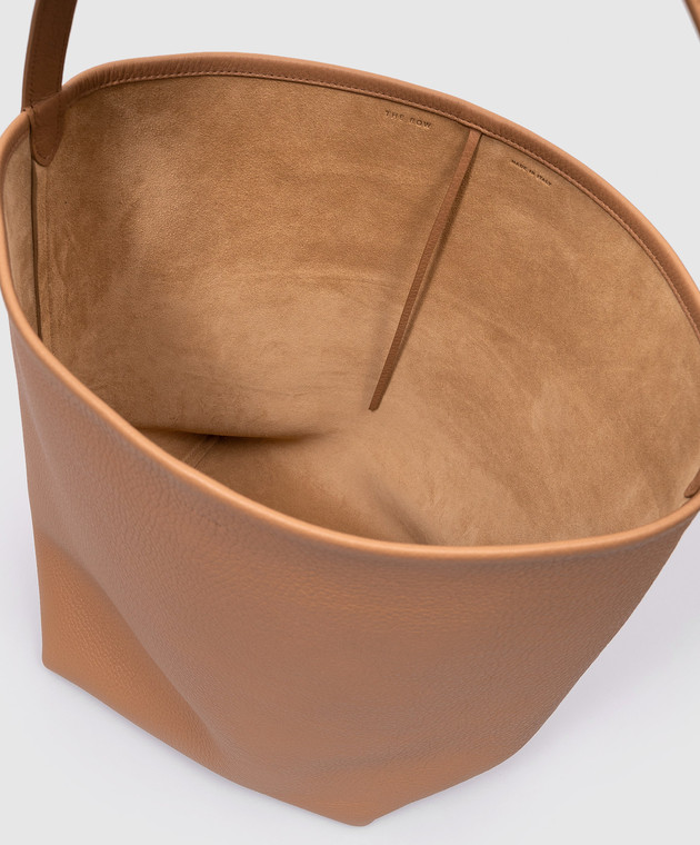 The Row - Park beige leather bag W1273L129 - shop with European ...