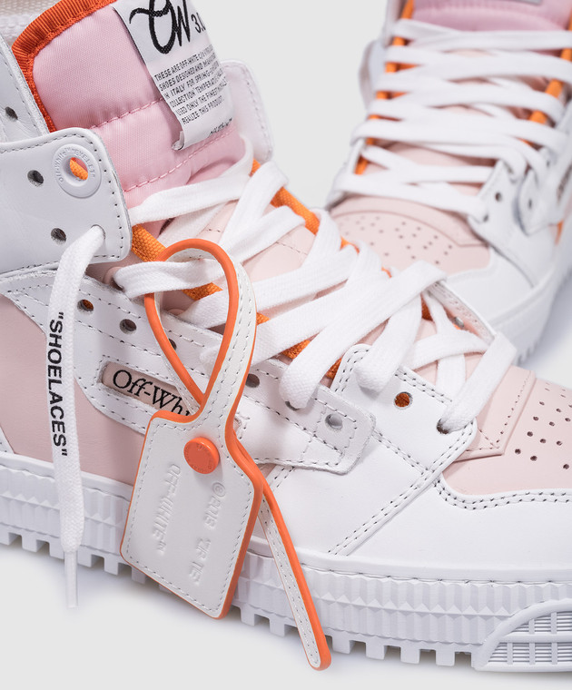 Off-White - Off Court 3.0 white leather high top with logo ...