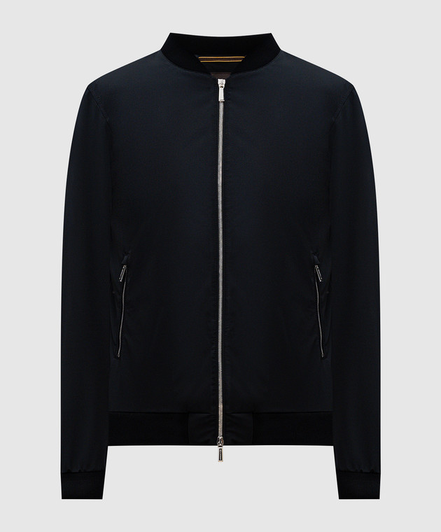 MooRER - Black bomber jacket SORANO SORANOD6 - shop with European ...