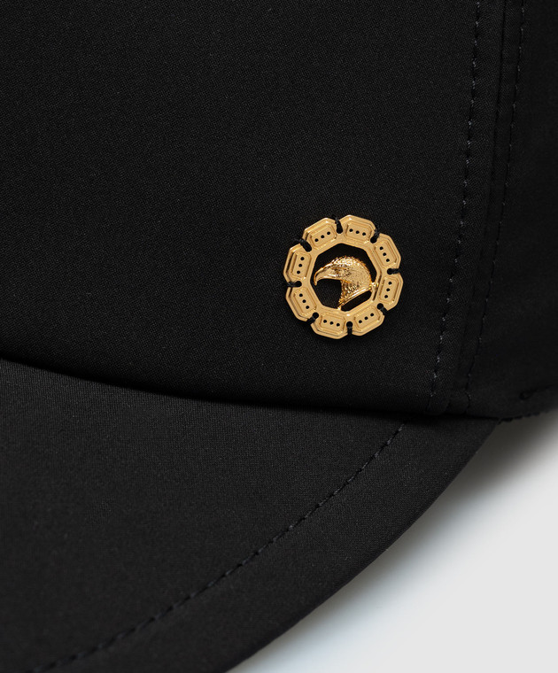 Stefano Ricci - Black cap with metal brand logo MCV430019EPL001H - shop ...