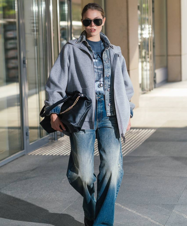 Max & Co - Gray ULNA jacket with wool ULNA - shop with European ...