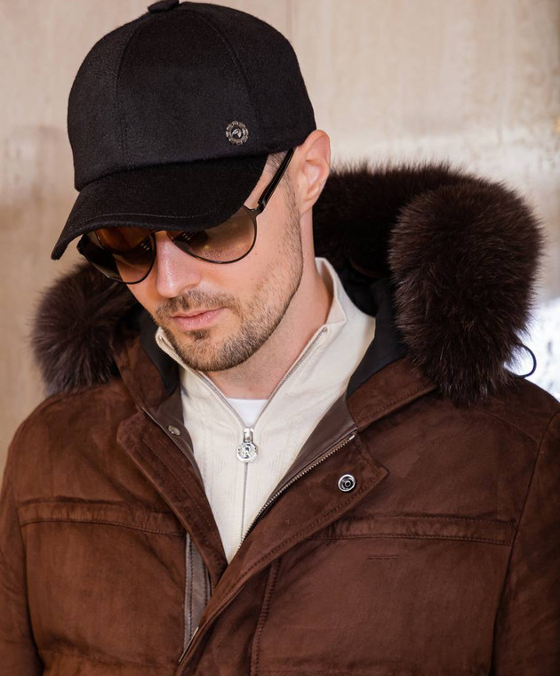 Stefano Ricci - Black cashmere cap MCV430019ECA10 - shop with Greece ...