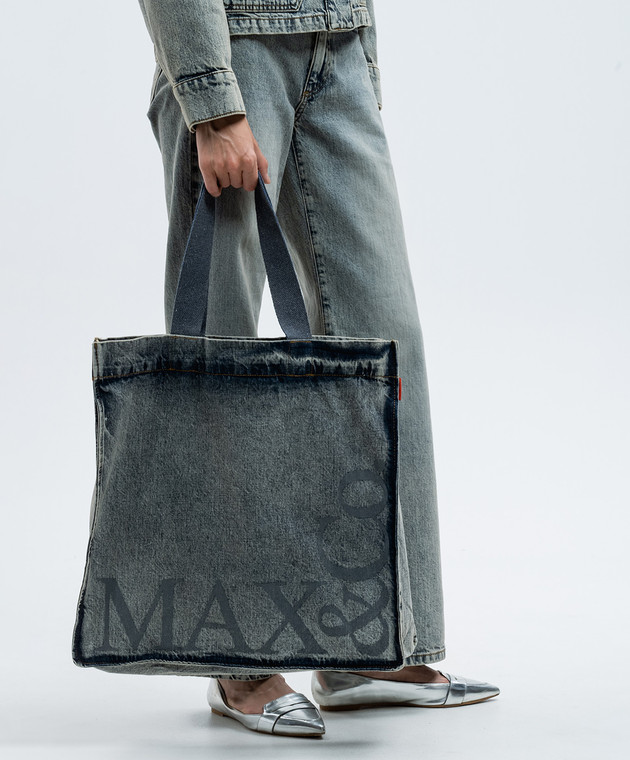 Max & Co - Blue flared jeans Re-Edit Bootcut FIACRE with shopper FIACRE ...