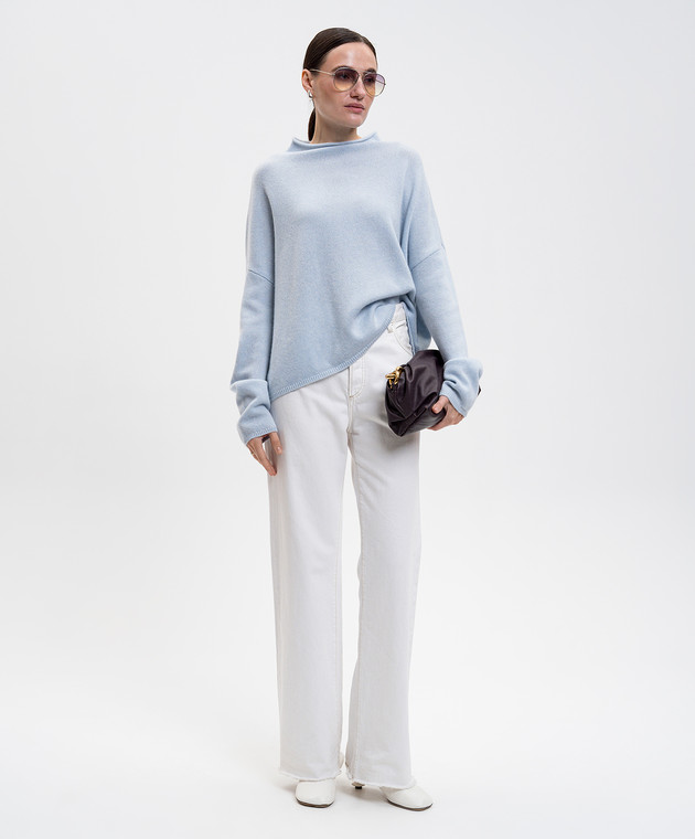 LISA YANG - Sandy blue cashmere sweater 202160 - shop with European ...