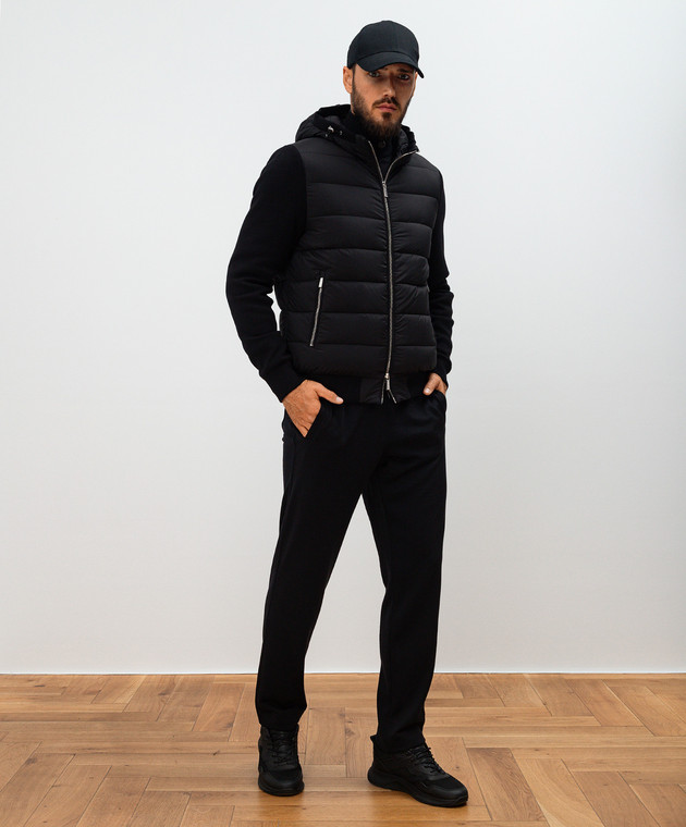 MooRER - LENZ black down jacket LENZS3L - shop with Greece delivery at ...