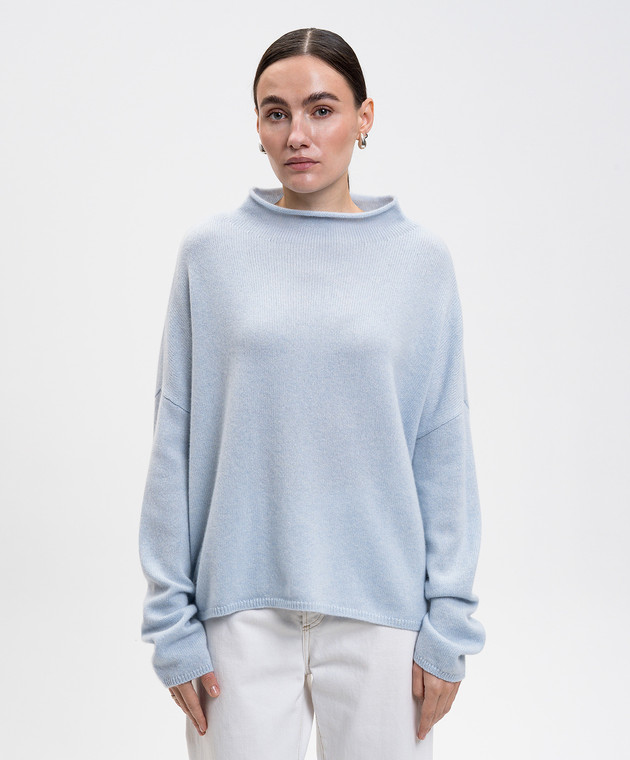 LISA YANG - Sandy blue cashmere sweater 202160 - shop with European ...